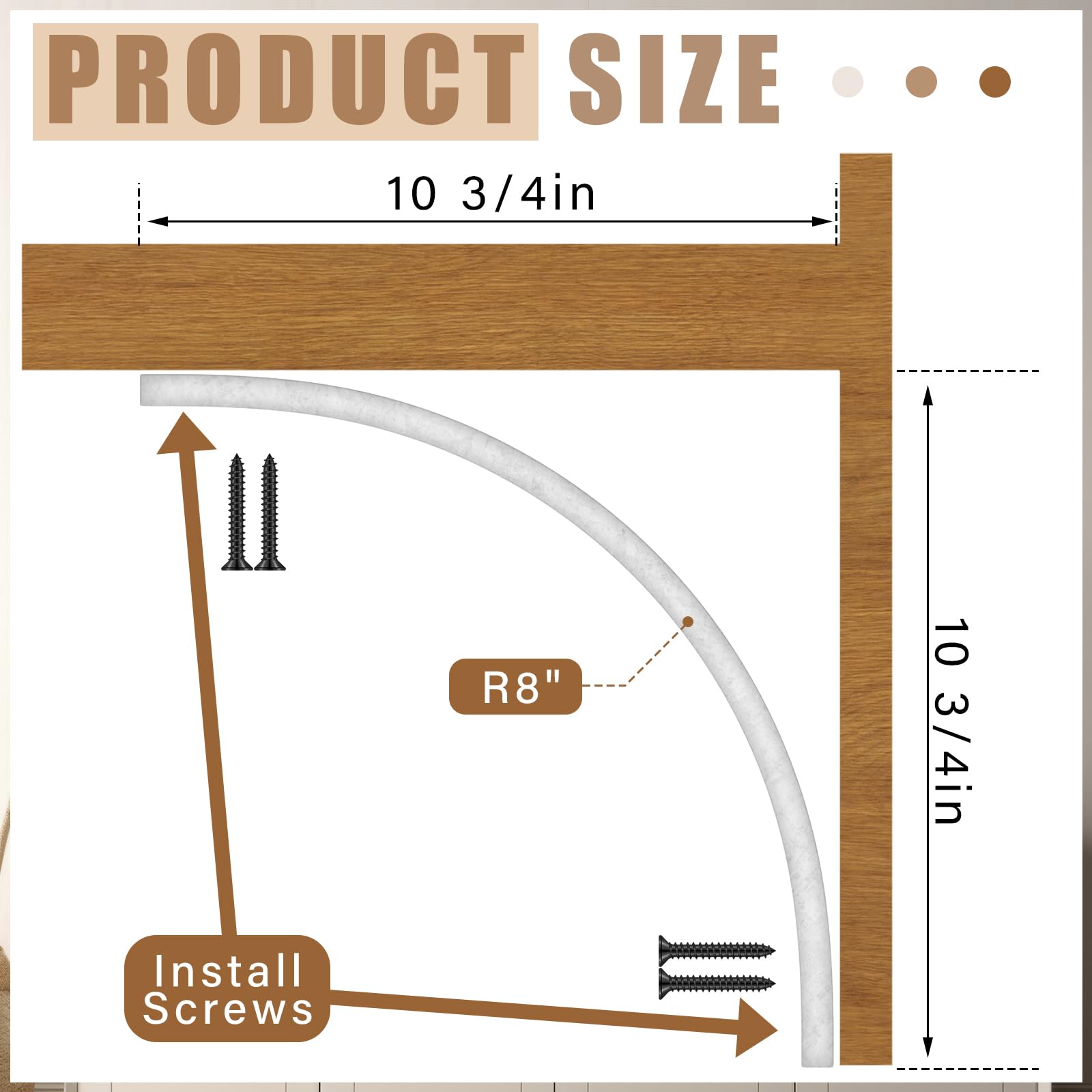 Snapklik.com : 2 Pcs Rounded Doorway Arch Kit DIY Interior Doorway ...