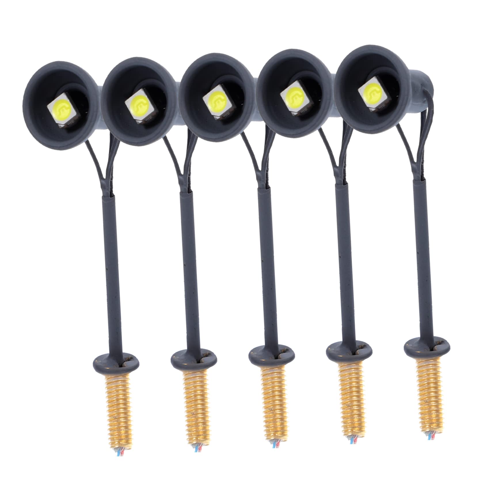 Yardenfun 5pcs Model Landscape Spotlight DIY Lamp Mini Spotlight Models ...