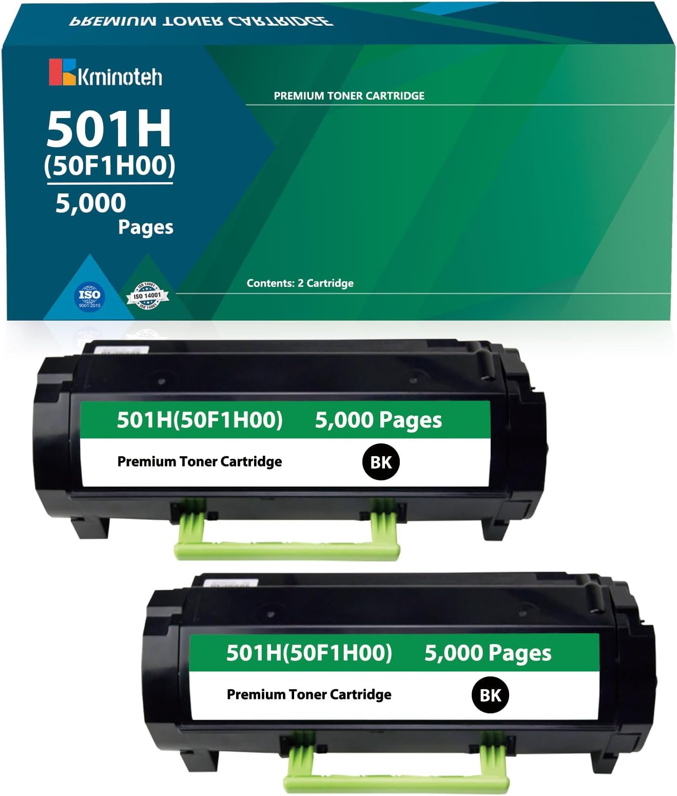 Amazon.com: 501H 50F1H00 Replacement Toner Cartridge Compatible for ...