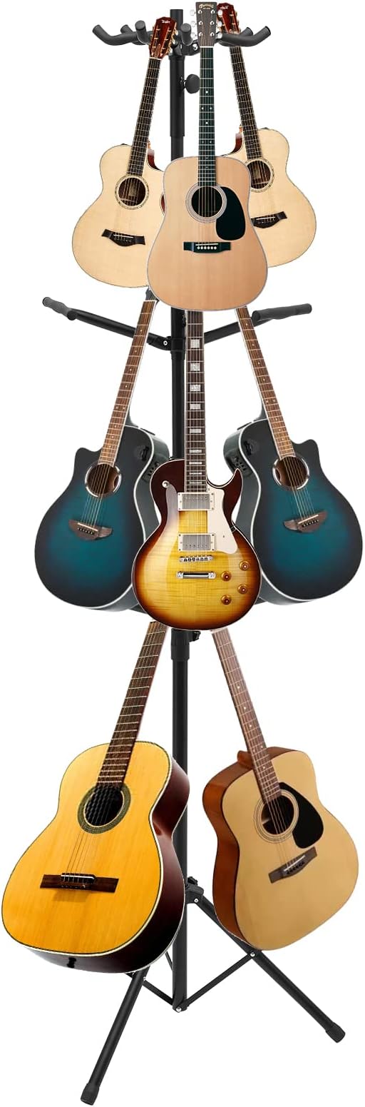 Amazon.com: NOPTEG Guitar Holder Rack Stand,9 Multi-Stand for Guitar ...