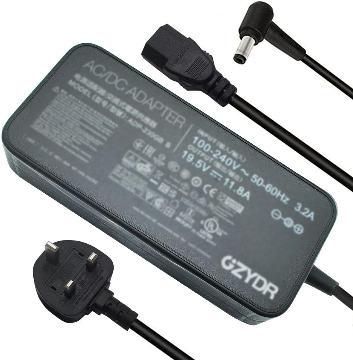 230W 19.5V 11.8A 6.0X3.7mm ADP-230GB B Replacement Power Adapter ...