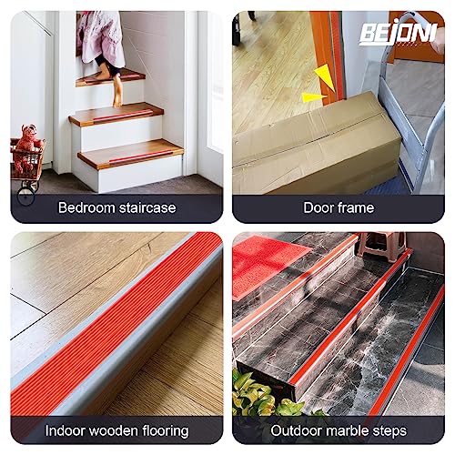 Snapklik.com : 33FT Stair Edge Protector, Self-Adhesive Stair Nosing ...