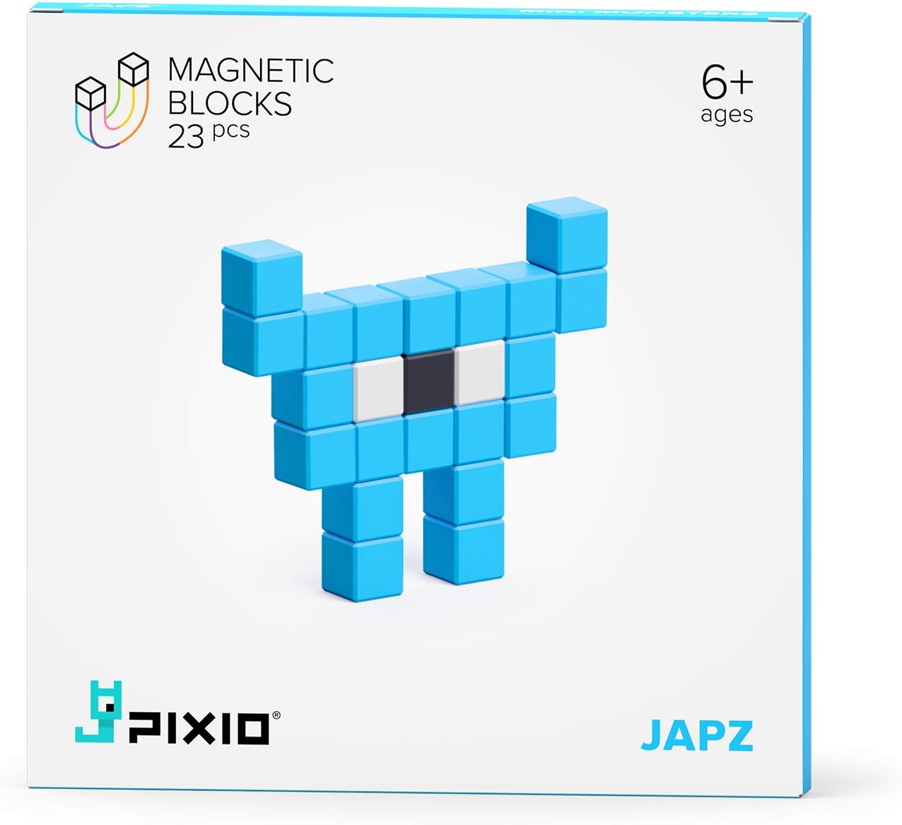 Amazon.com: PIXIO Mini Monster Japz Story Series 23 Magnetic Blocks ...