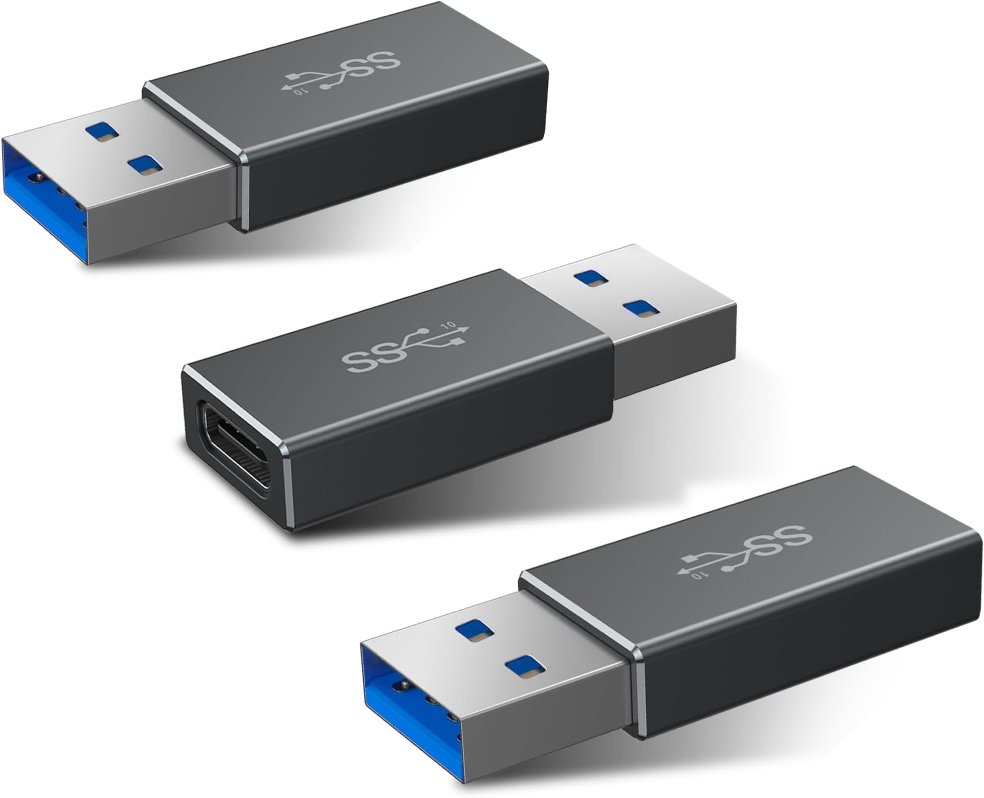Duttek Adaptateur Femelle USB C vers mâle USB 10Gbps, Adaptateur USB C ...