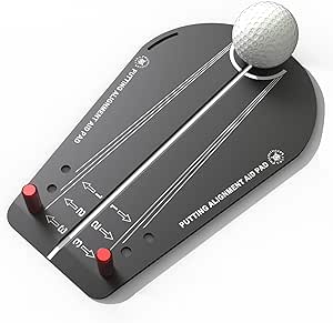 Amazon.com : MAGNETTIGER Golf Putting Alignment Aid Pad,1-3 Yards ...