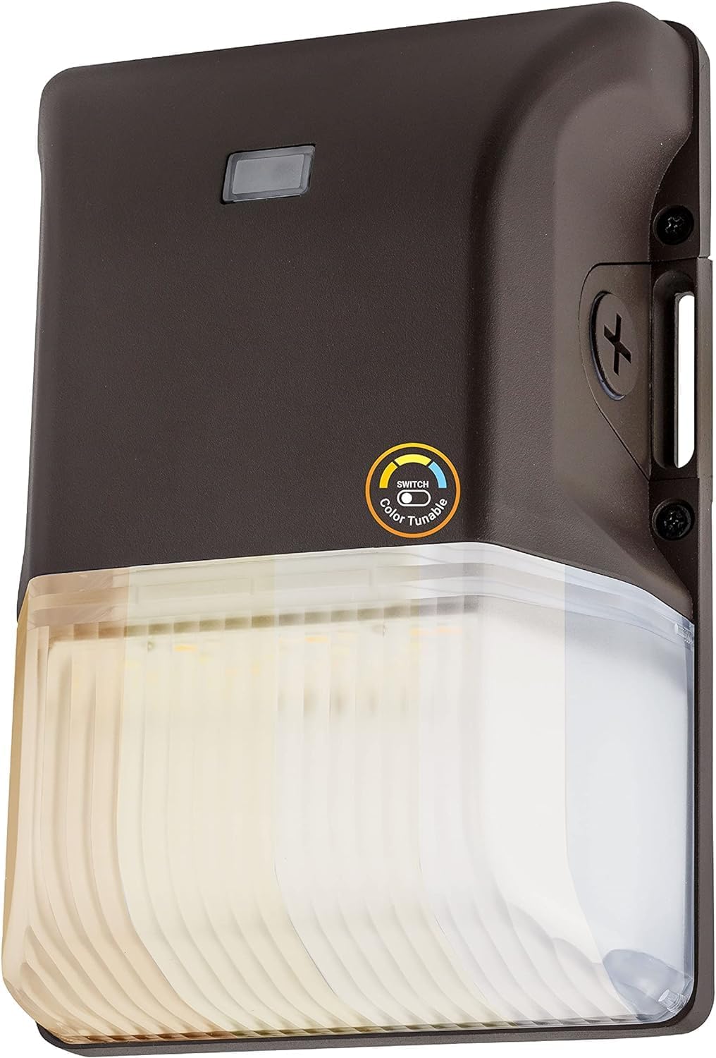 Diodesy- Mini LED Wall Pack Light Fixture Dusk to Dawn Photocell Bronze ...