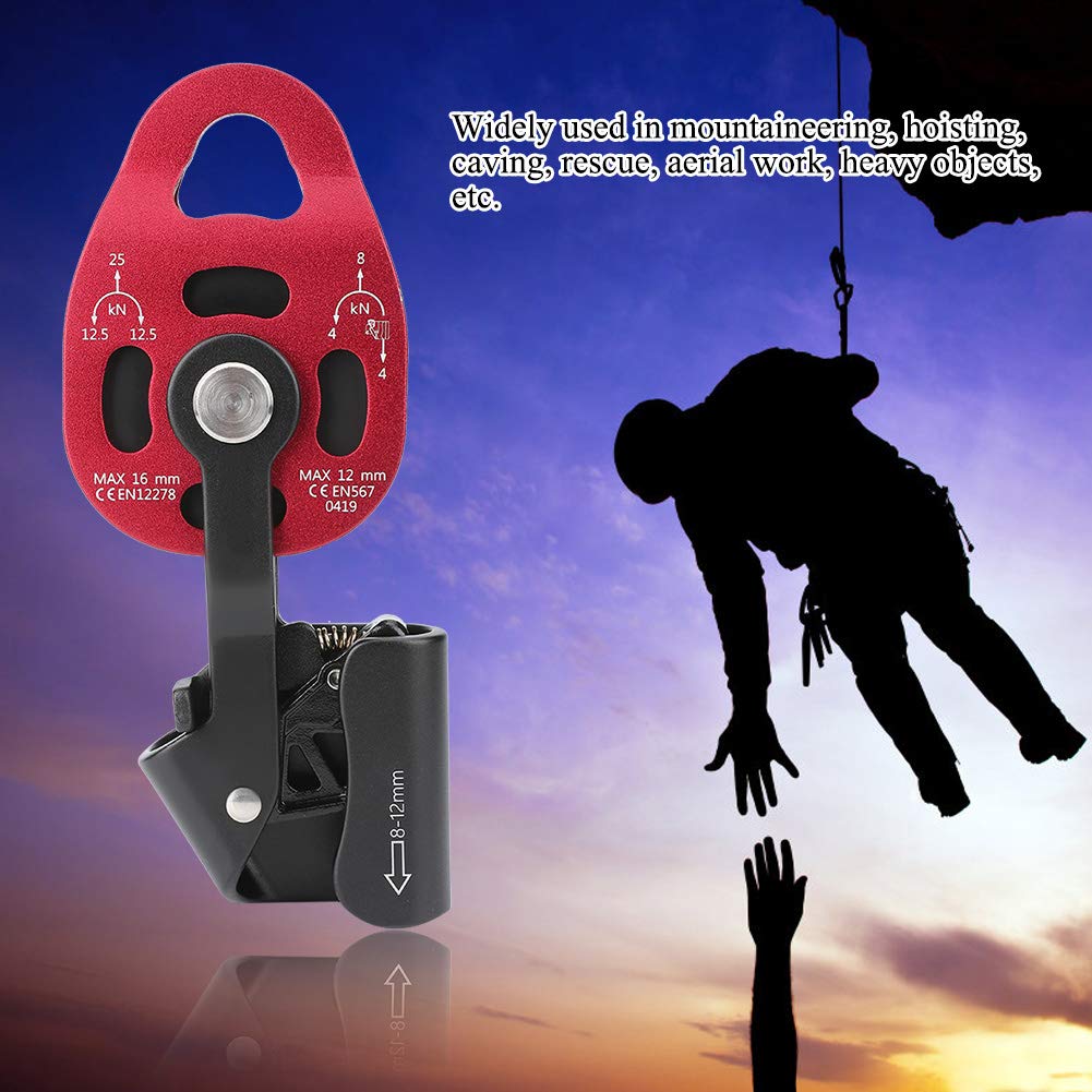 Snapklik.com : 4kn Climbing Pulley, Aluminium Heavy Duty Single Swivel ...