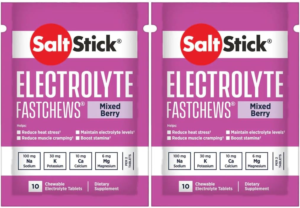 SaltStick Fastchews, Electrolyte Replacement Tablets for Rehydration ...