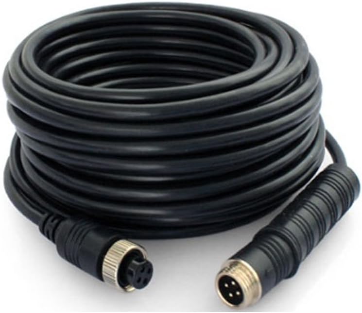 Amazon.com: DALLUX Backup Camera Cable 4PIN Video Power Aviation ...