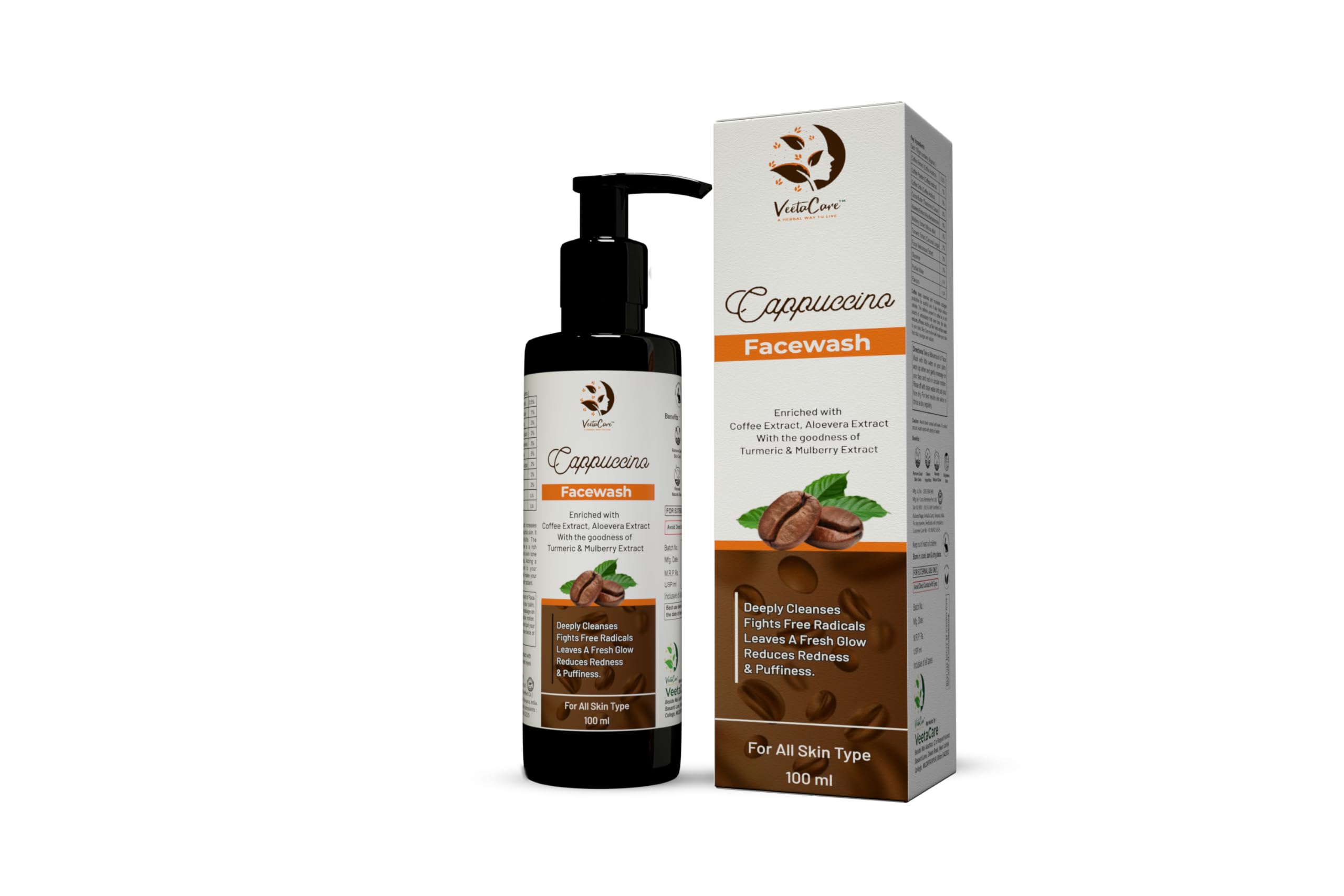 Veeta Care Cappuccino Facewash -100ml : Amazon.in: Beauty