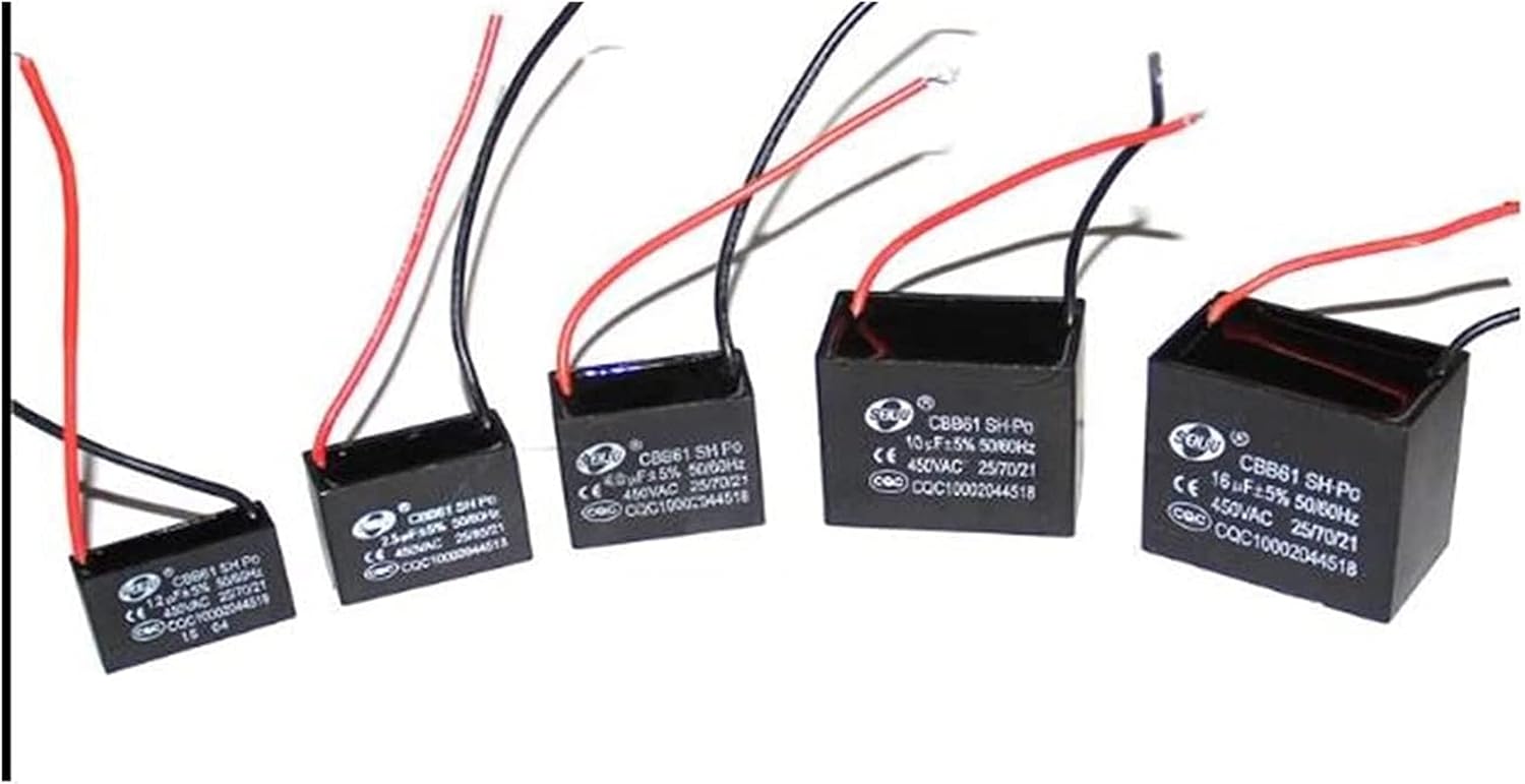 DbHFgjMN Kondensator Kit 1 0pcs cbb61 Kapazität beginnen AC 450V 1UF ...