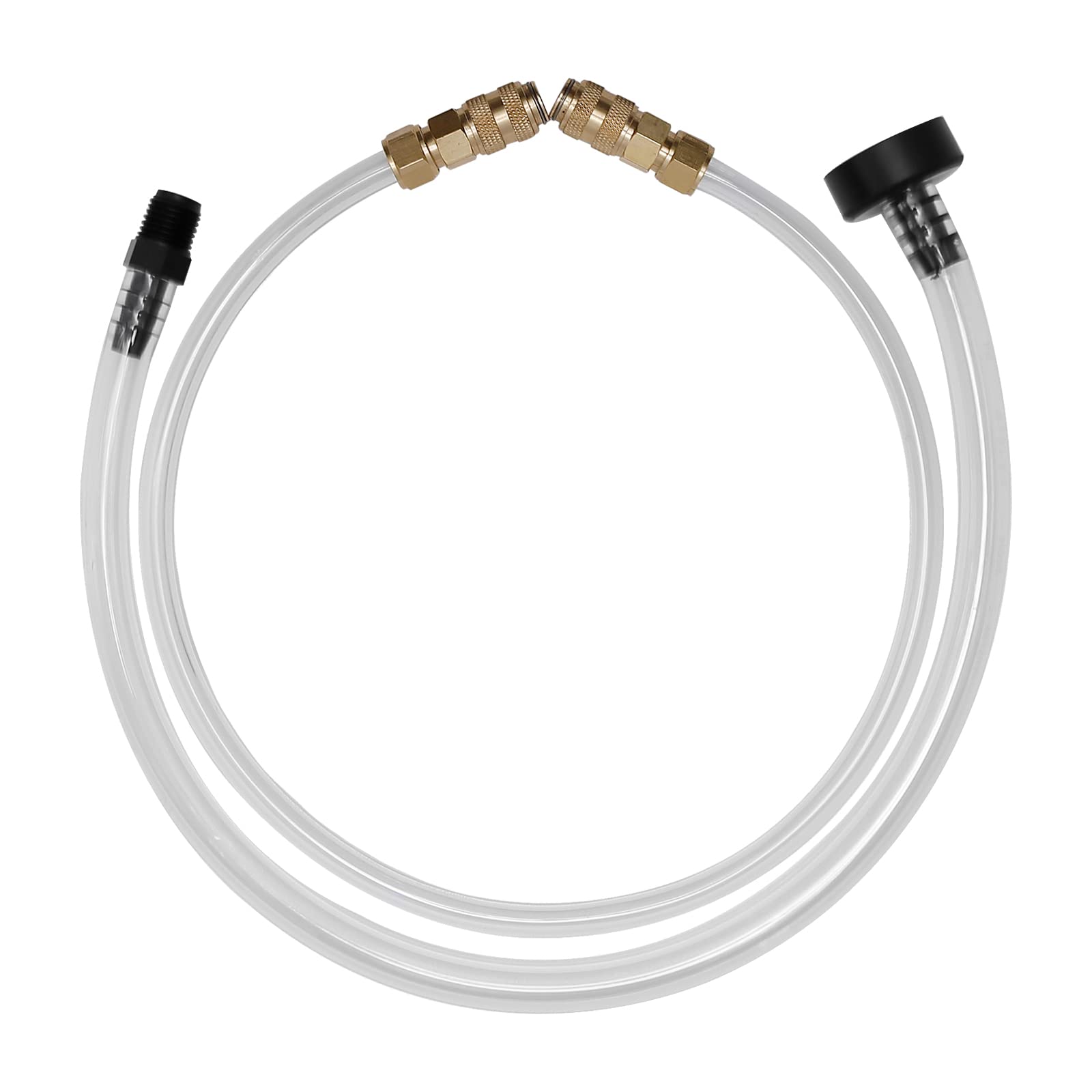 Duzforei Hydraulic Steering Filler Kit Oil Filler Bleed Tube Bridge ...