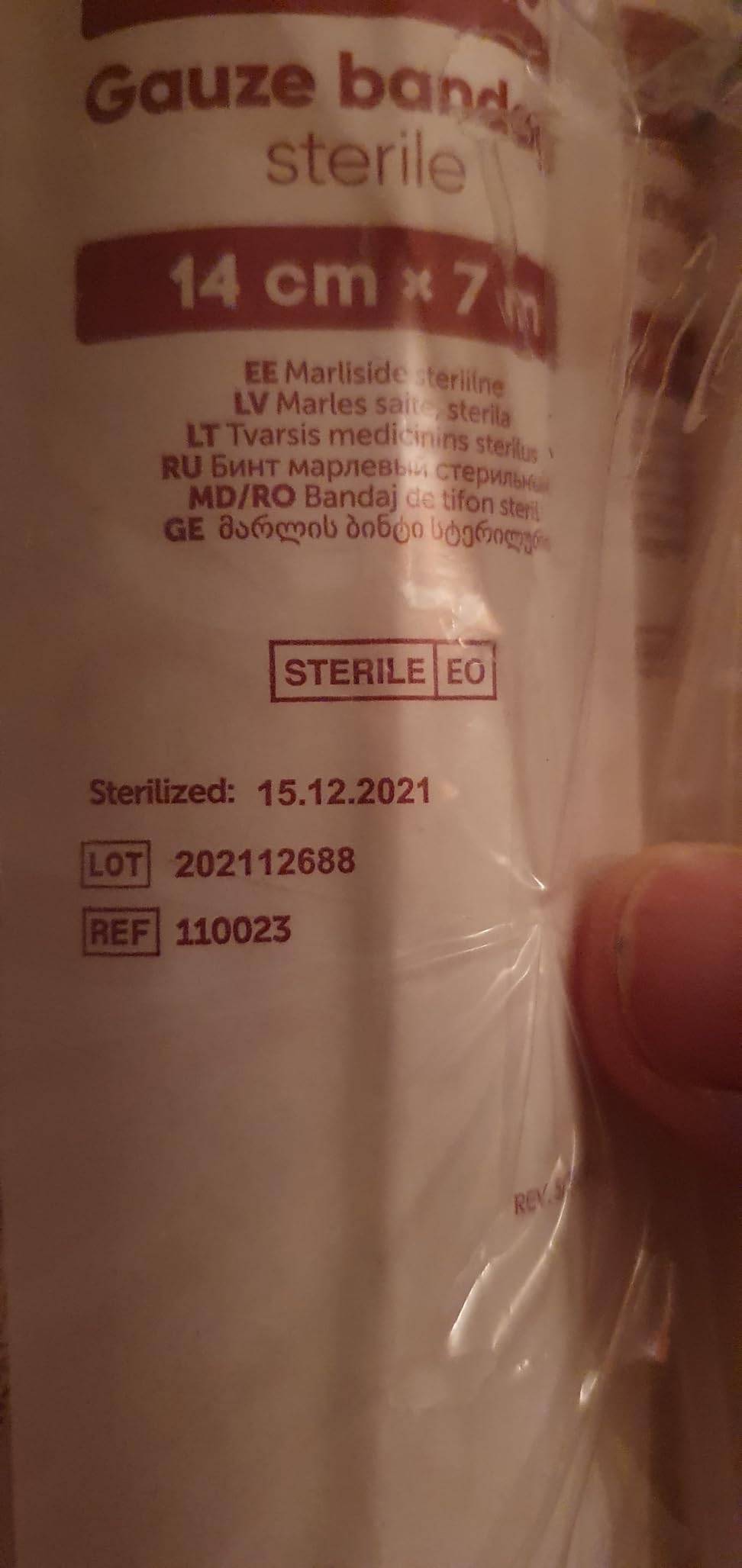 Medrull Steril Mullbinden Set 10cm x 5m - Fixierbinden groß ...