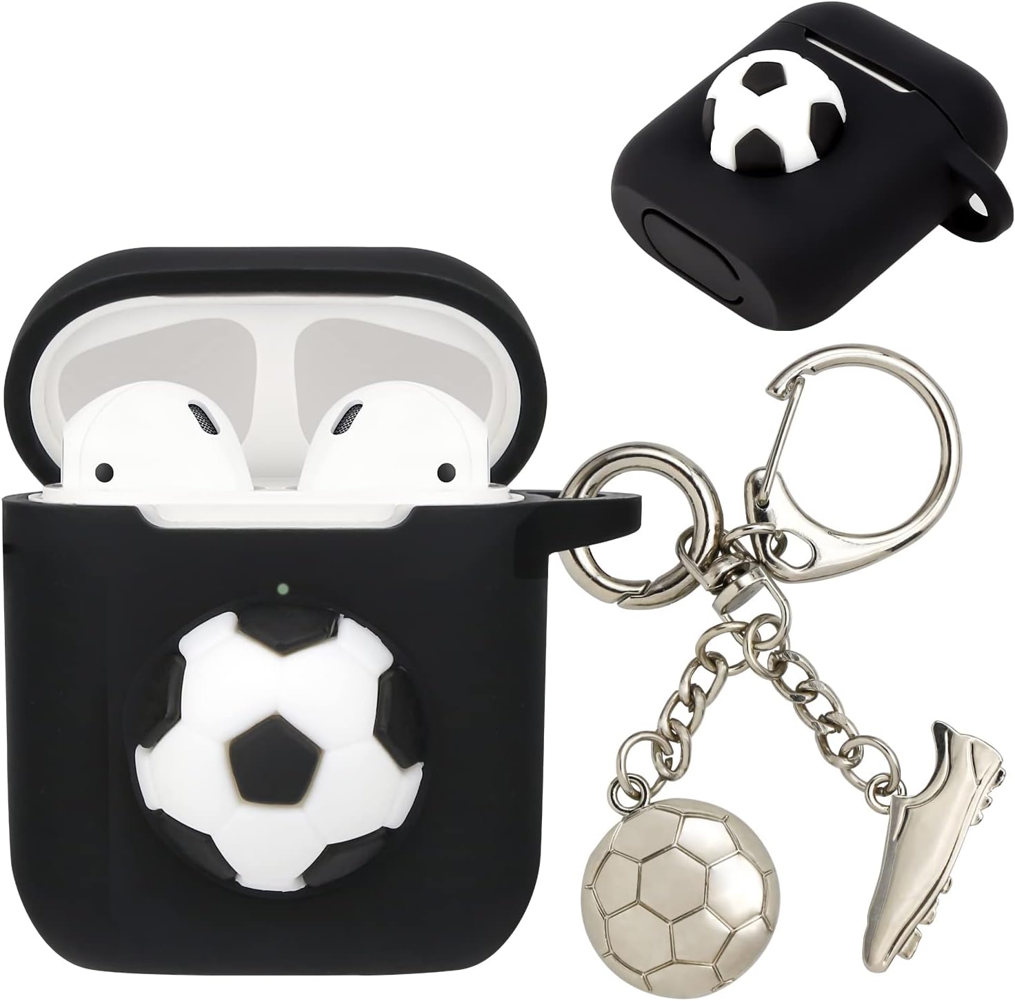Amazon.com: Ptnerbeh Cute AirPod Pro Case,Soccer Player Theme Pattern ...
