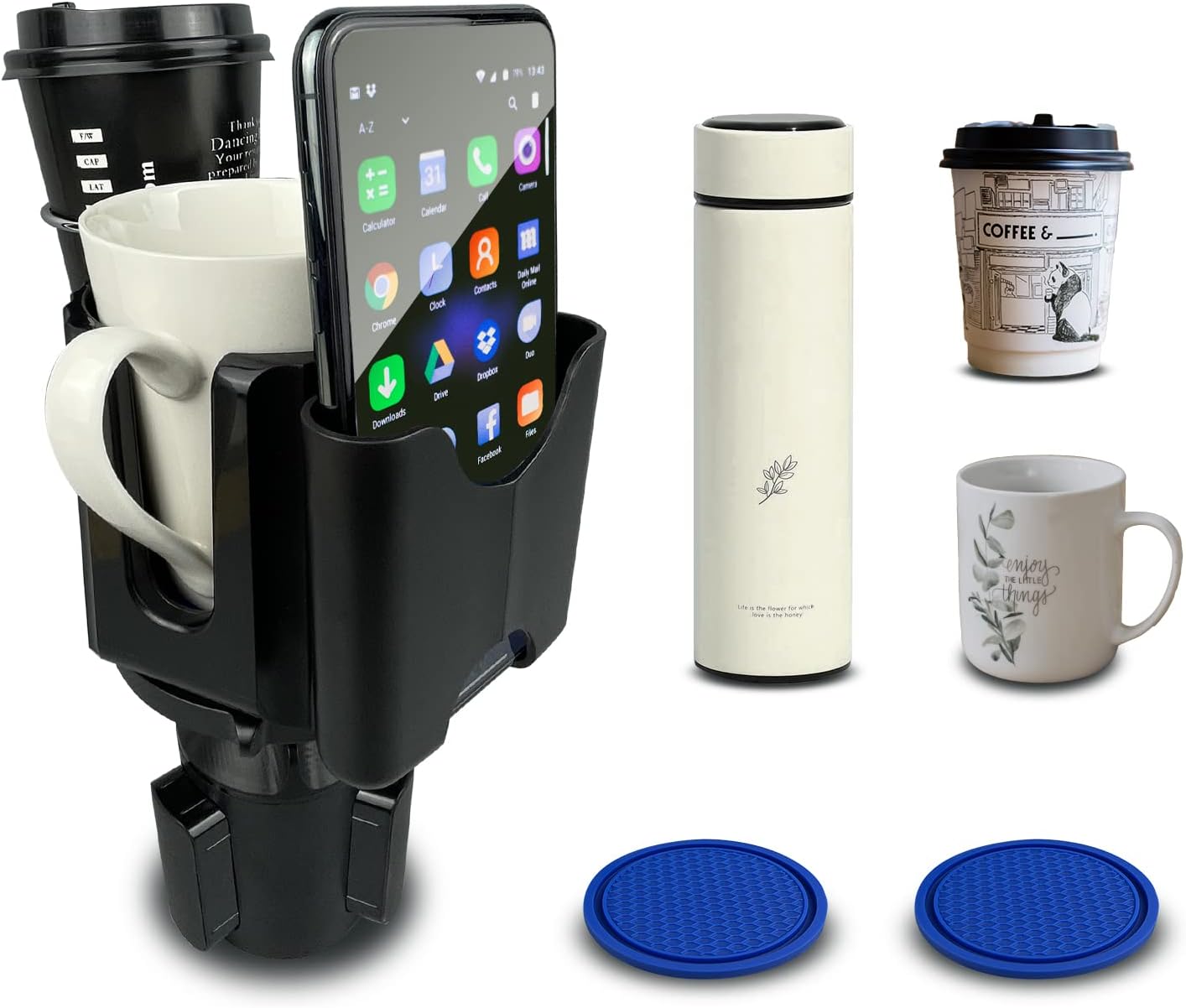 Amazon.com: SETTECH Cup Holder for Car,Cup Holder Expander for Car with ...