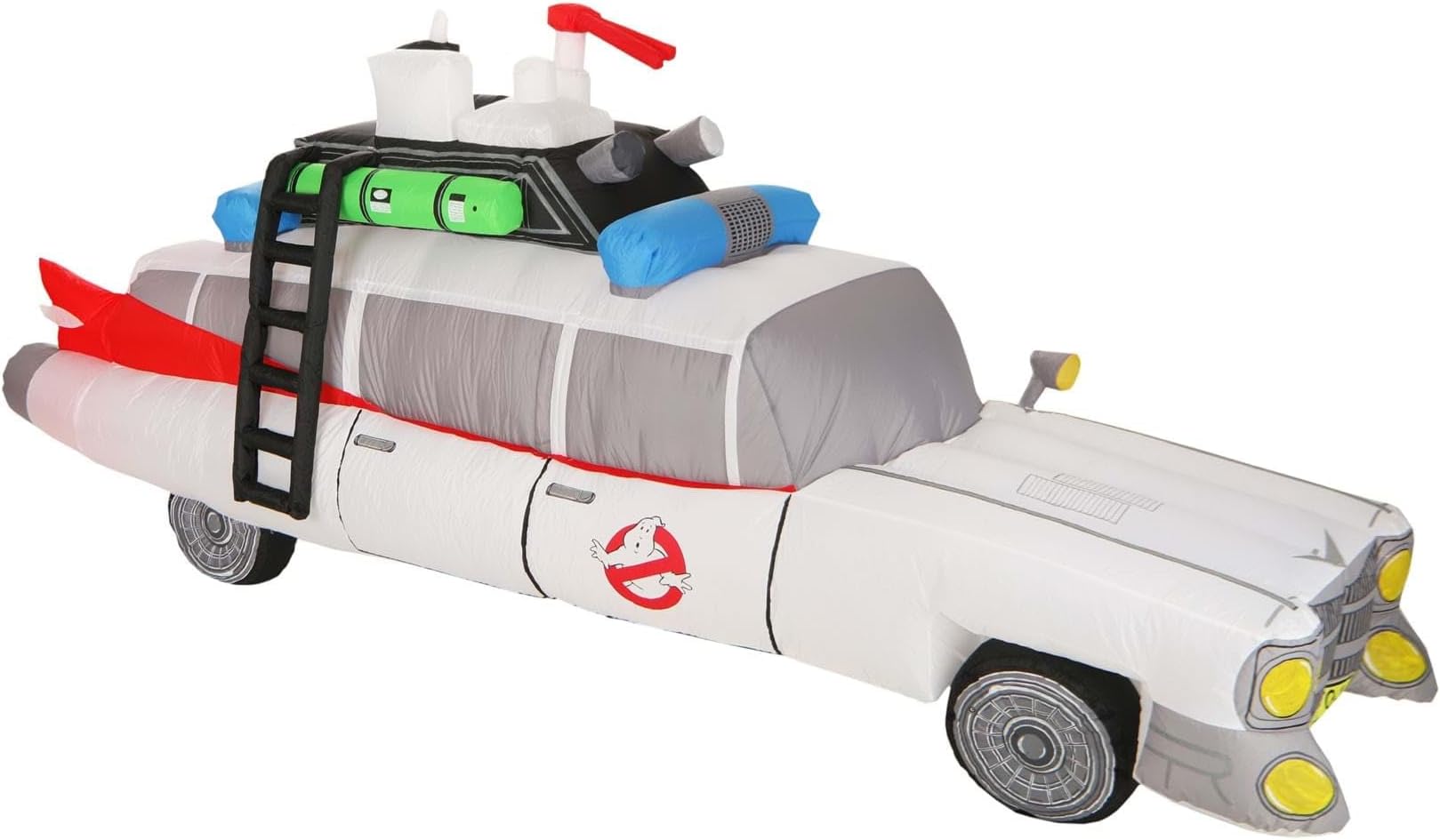 Amazon.com: 7' Gemmy Airblown Ghostbuster's Ecto-1 Mobile w/Slimer Yard ...