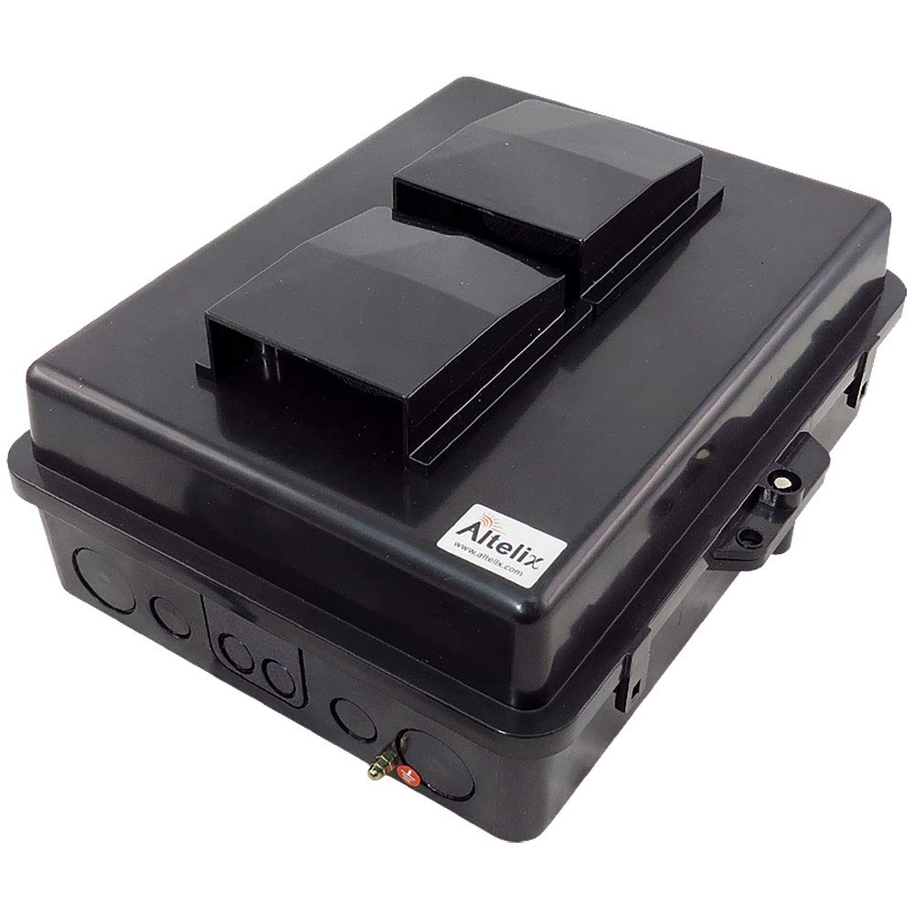 Buy Altelix Stealth Black Vented NEMA Enclosure (12" x 8" x 4" Inside ...