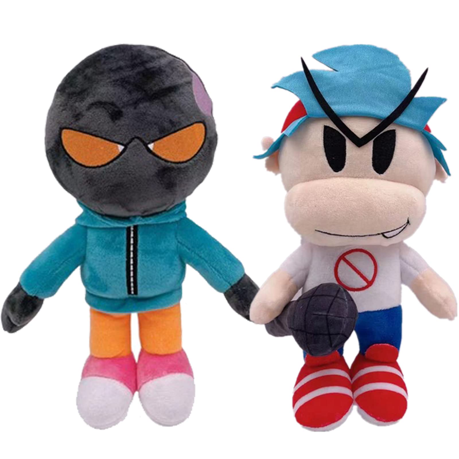 Buy Fnf Whitty and Boyfriend Plush, 10'' Cute Friday Night Funkin Plush ...