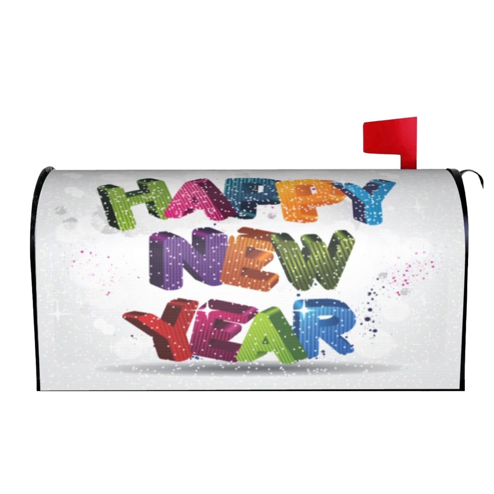 Amazon.com: Foruidea Happy New Year Mailbox Covers Magnetic Mailbox ...