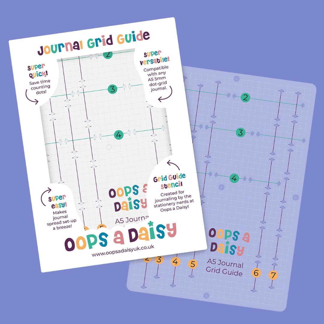 Universal Grid Ruler (Spaces Between Boxes) - Dotted Journaling/Bullet ...