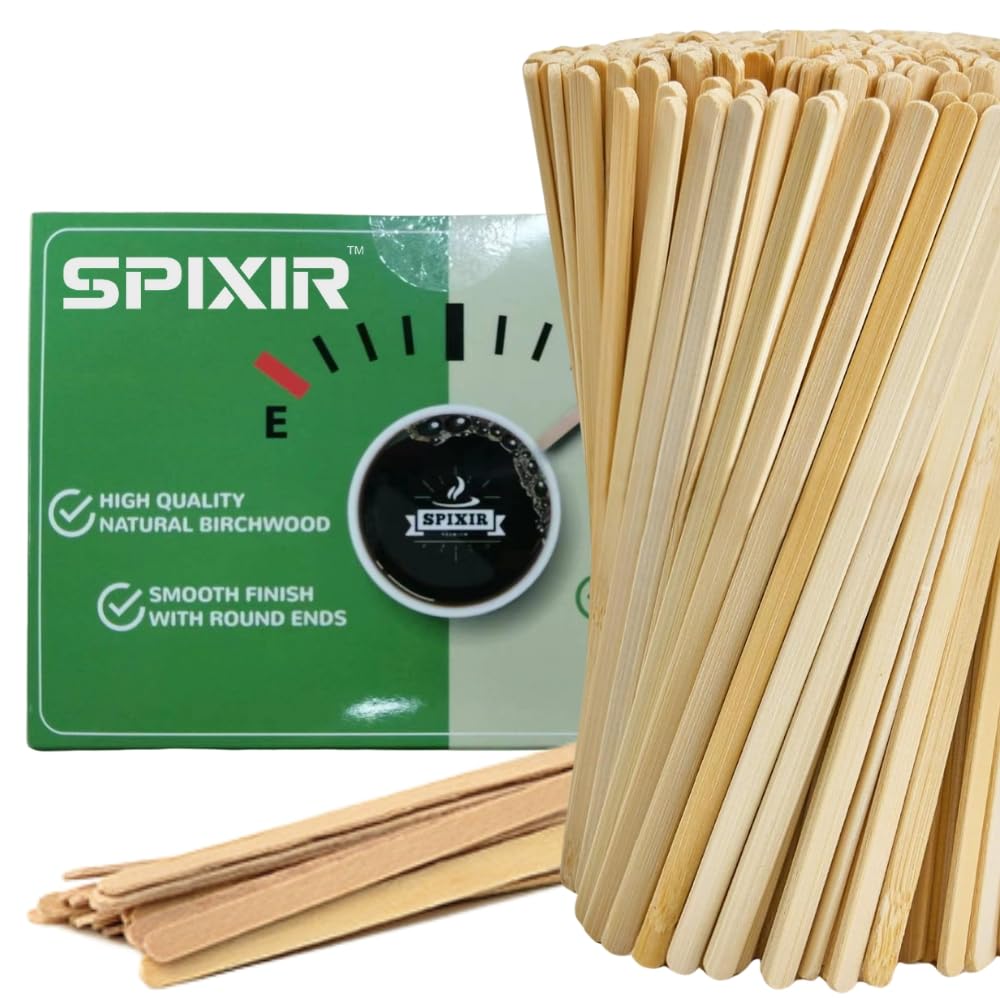 Amazon.com: SPIXIR Coffee Stirrers Disposable Wooden Coffee Stir Sticks ...