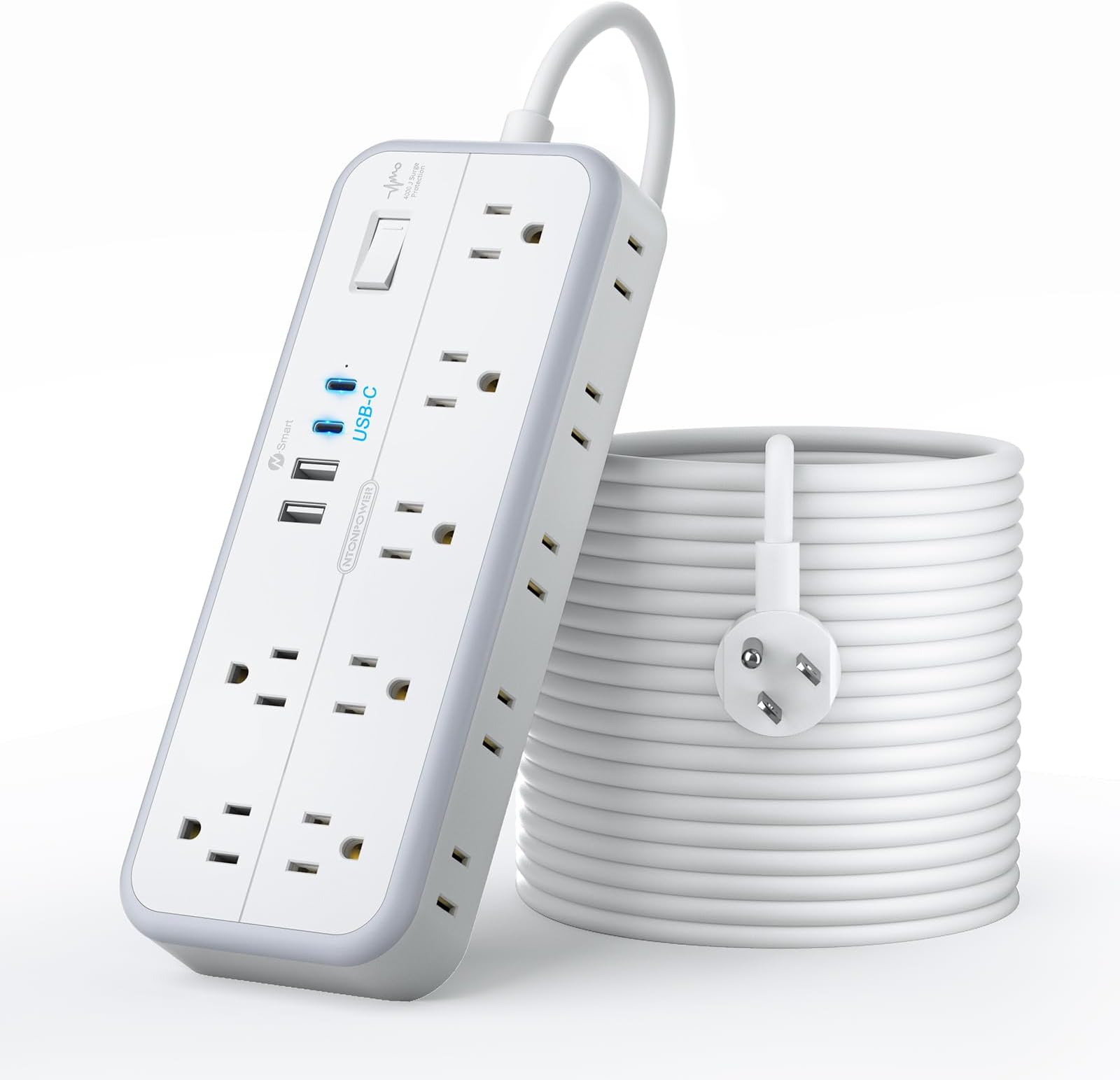 Amazon.com: 360 Electrical PowerCurve Power Strip, Extension Cord with ...