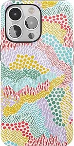 Amazon.com: Casely iPhone 15 Pro Phone Case | Color Me Happy | Pattern Colorblock Case ...