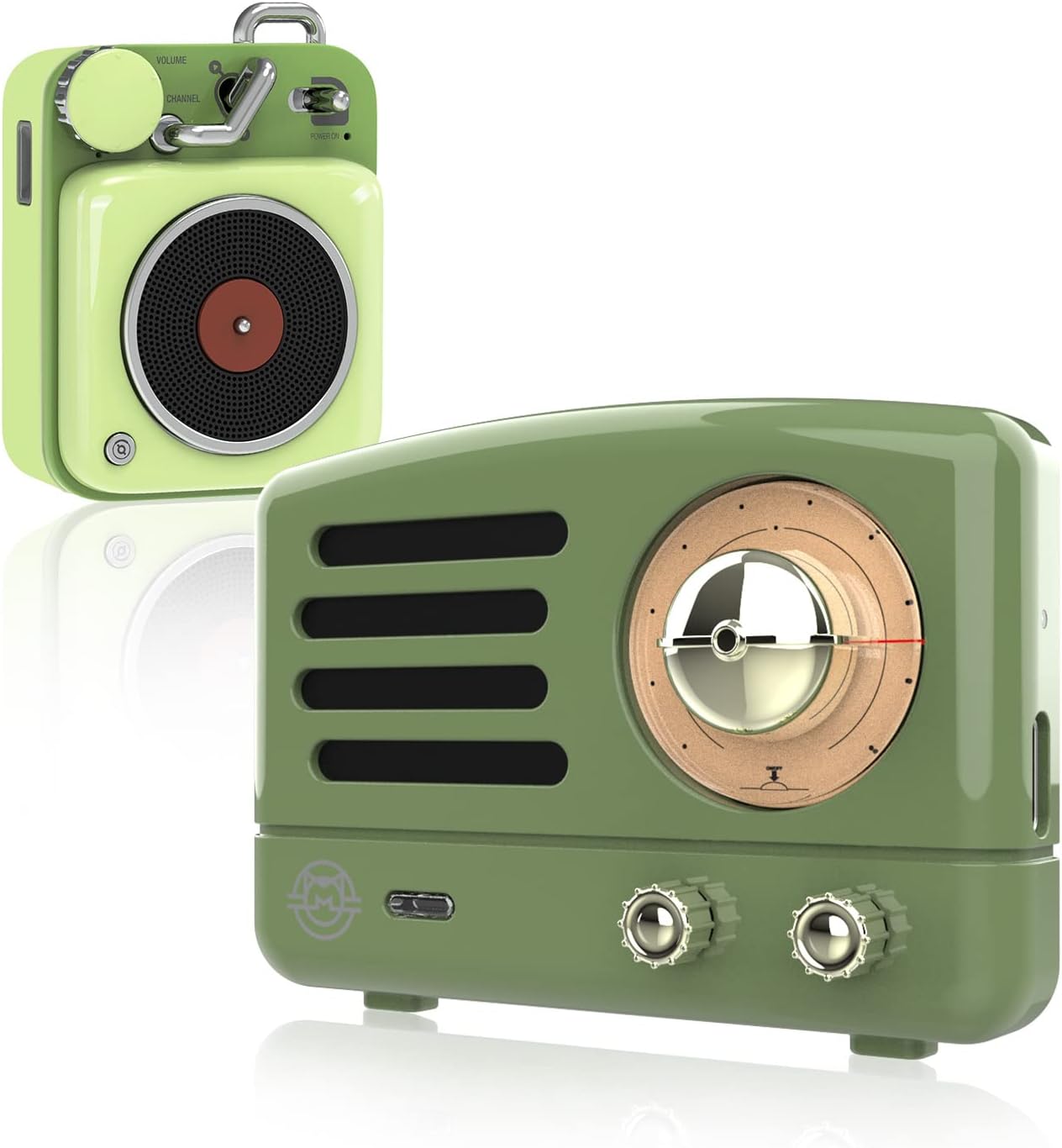 Amazon.com: Muzen Mini Bluetooth Speaker, Button Metal with Lanyard ...