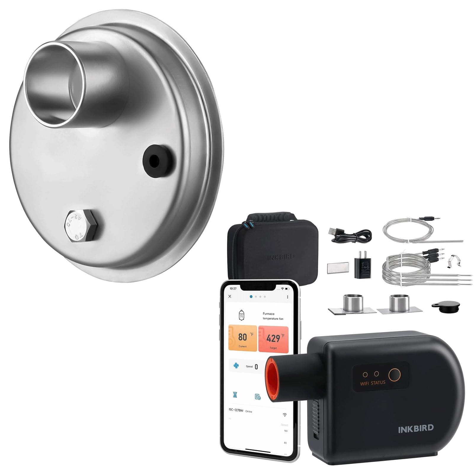 Amazon.com: Wi-Fi & Bluetooth BBQ Smoker Temperature Controller ...