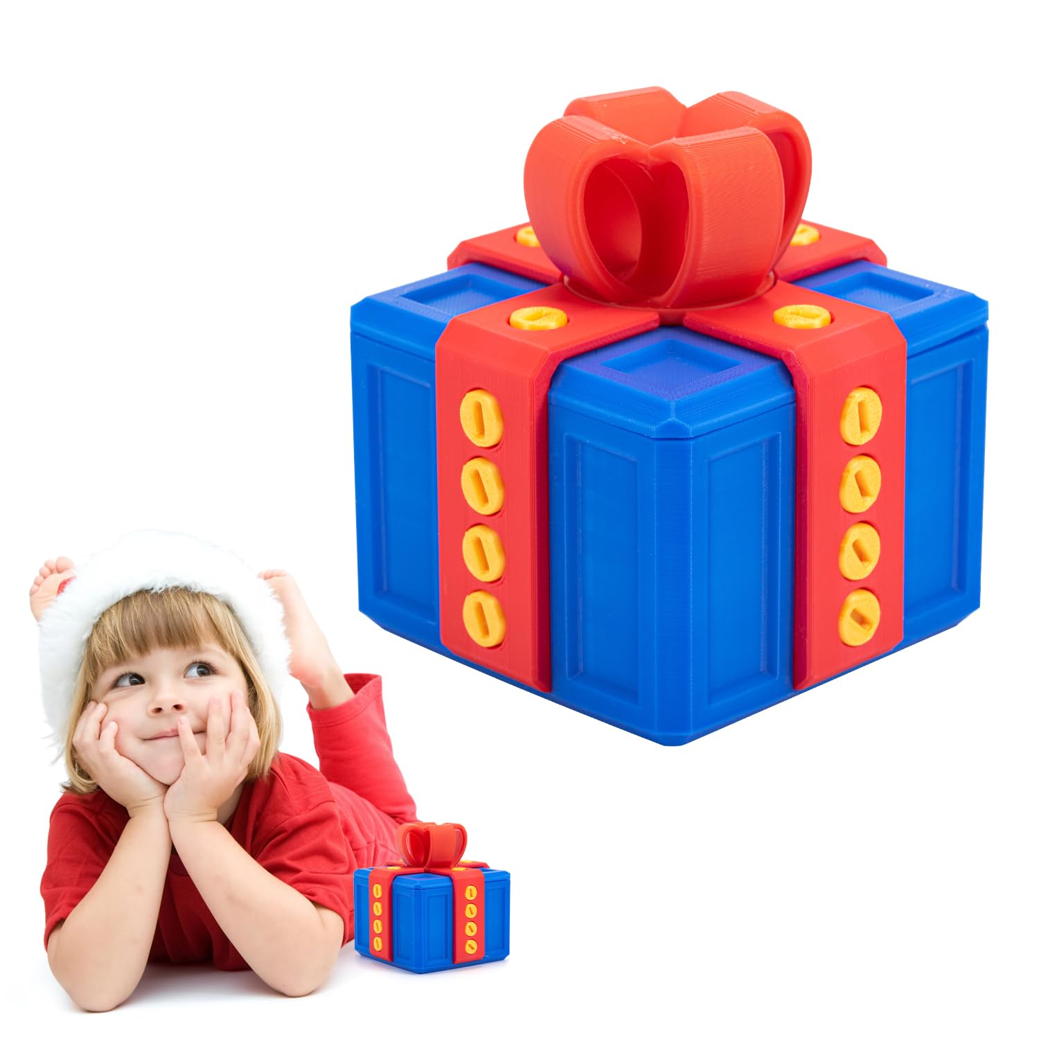 Annoying Gift Box, 3D Printed Annoying Gift Box with Screws, Puzzle ...