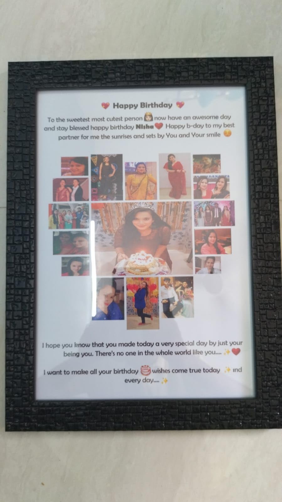 Rubykart Happy Birthday Frame (Design 5) : Amazon.in: Home & Kitchen