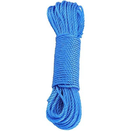 All Purpose Rope, 20M Multi-functional Nylon Cord String Washing Line ...