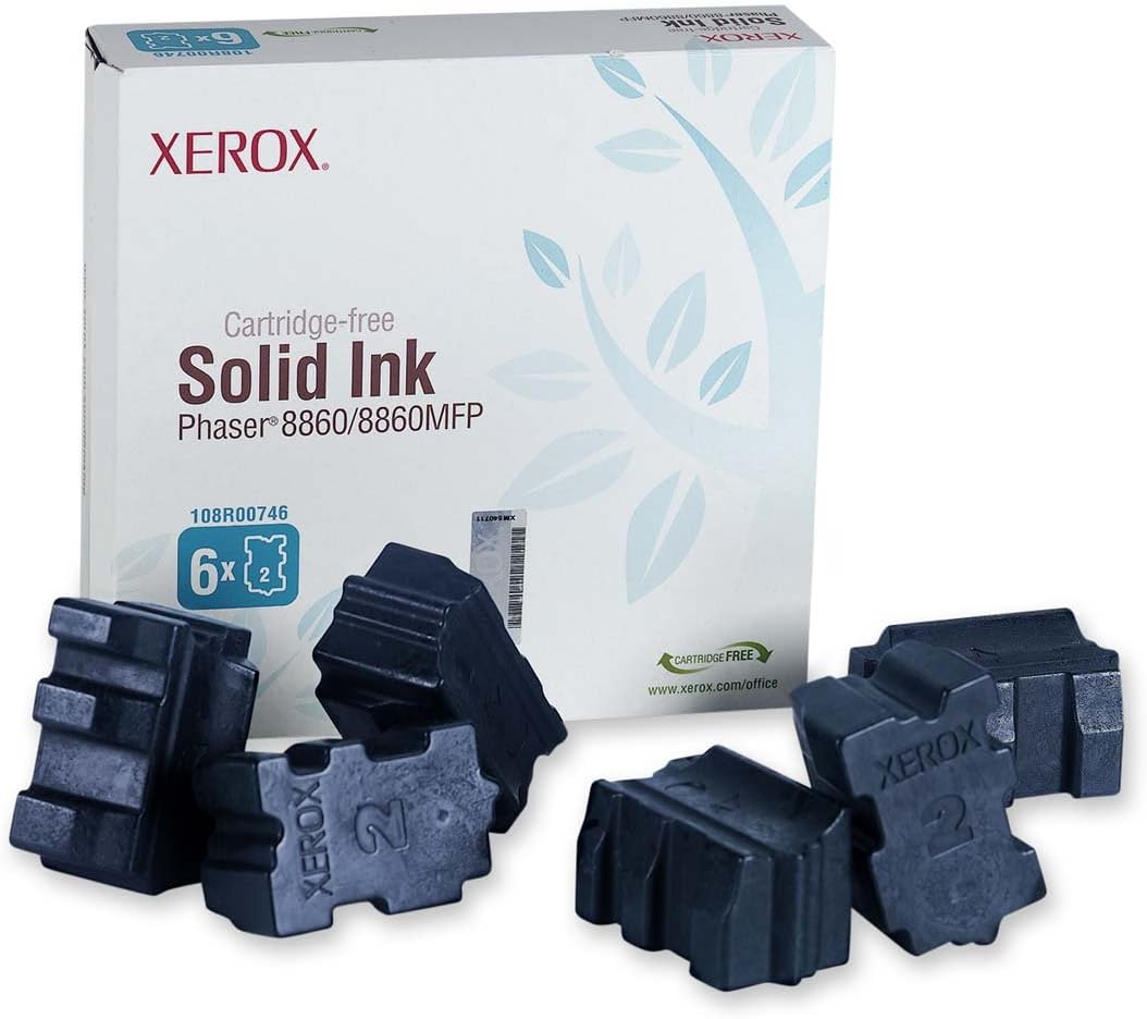 Amazon.com: Xerox Phaser 8860/8860 MFP Cyan Solid Ink (6 Sticks ...