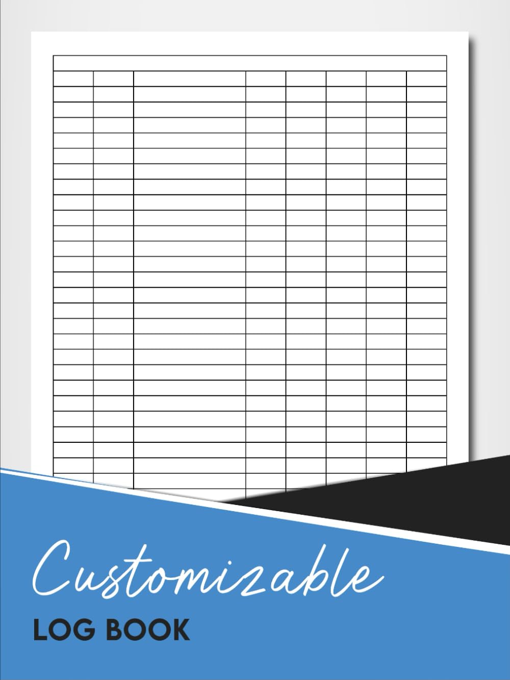 Amazon.com: Customizable Log Book 8 Column: Large Eight Column ...