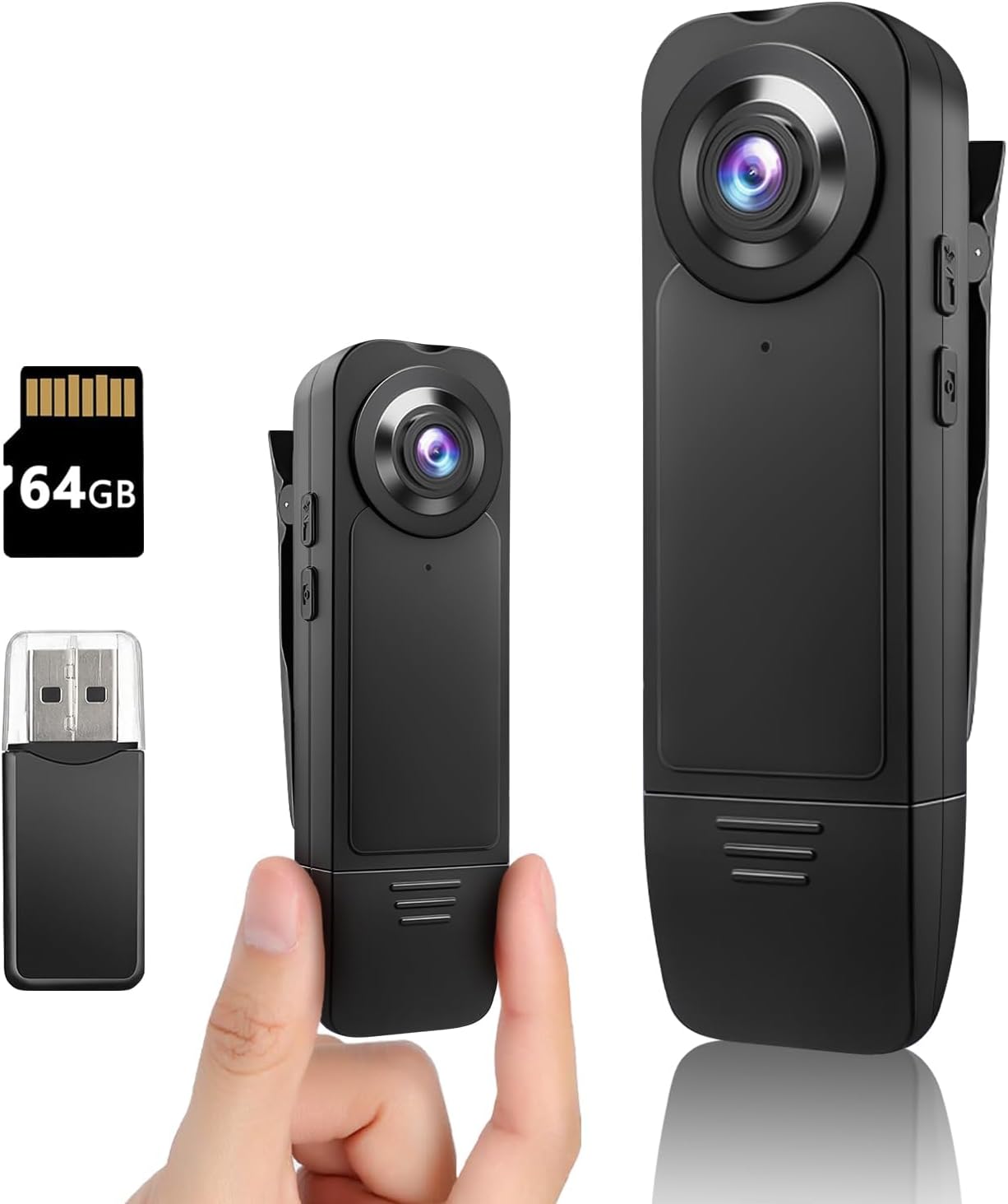 Amazon.com: Mini Body Camera 1080P Police Security Cam with Video ...