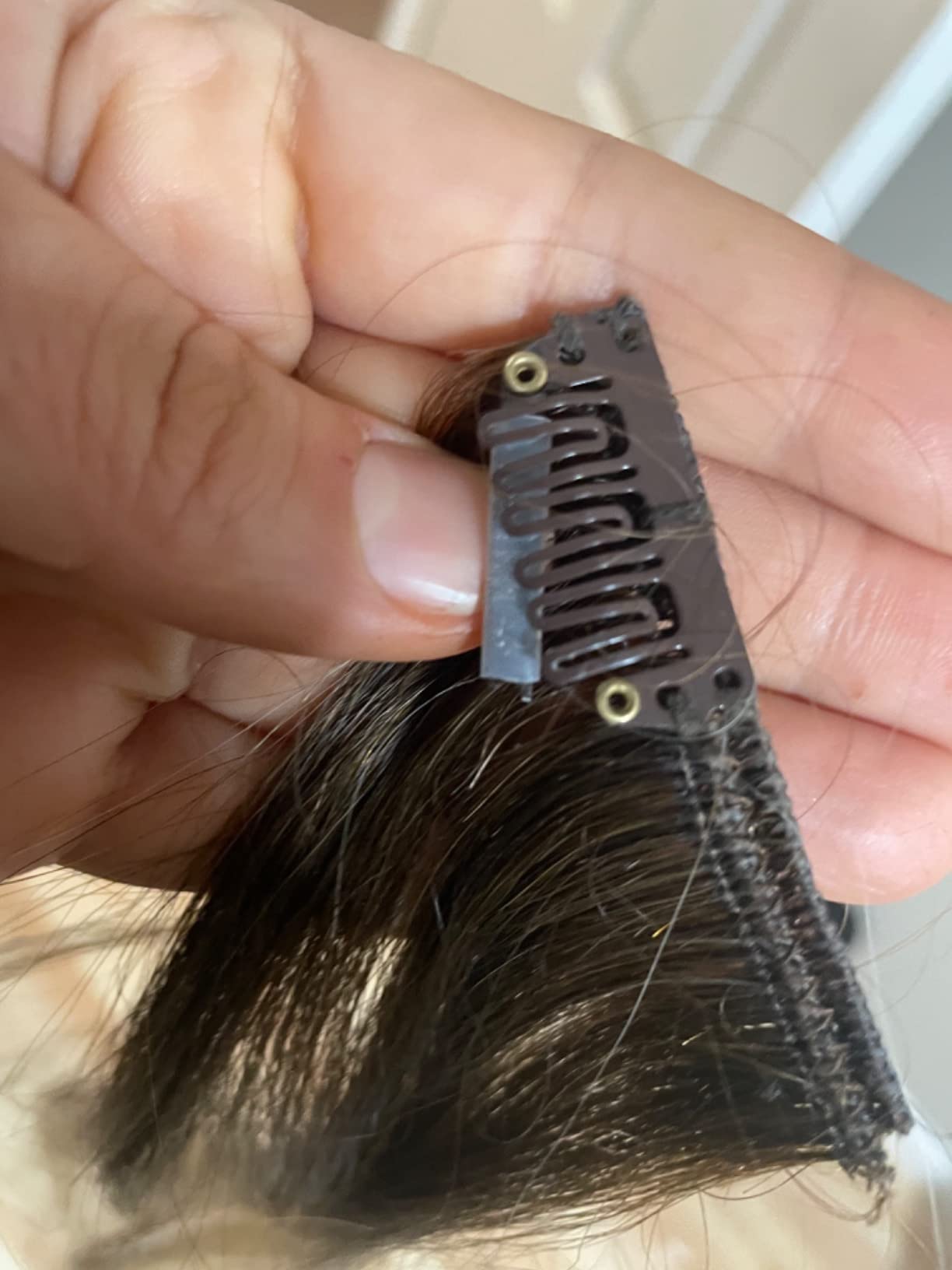 Amazon.com : Benafee Clip in Human Hair Extensions Ombre Balayage Clip ...