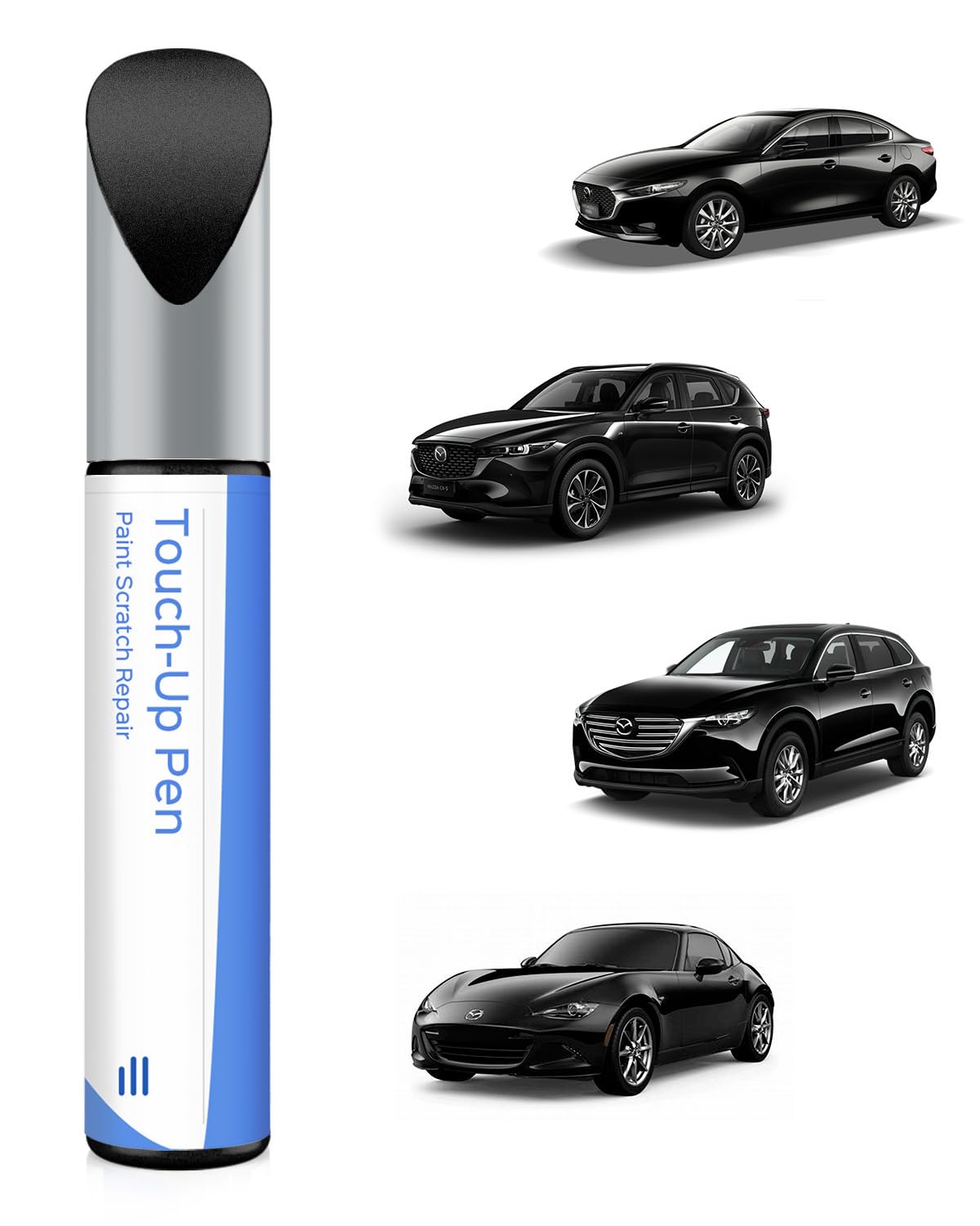 Amazon.com: PARTS4EV 41W Jet Black Pearl Touch Up Paint Compatible with ...