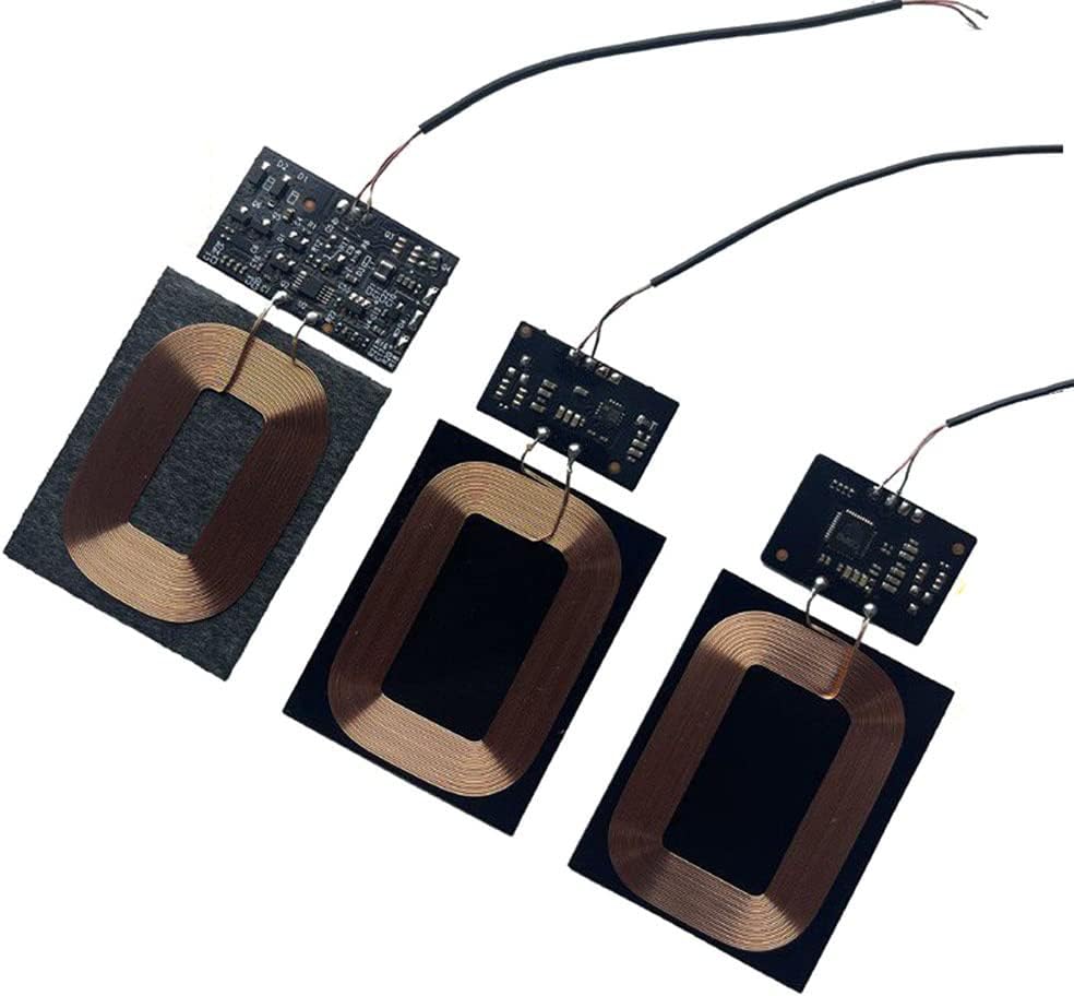 Amazon.com: 5W/7.5W/10W Qi Standard Wireless Charging Receiver Adapter ...