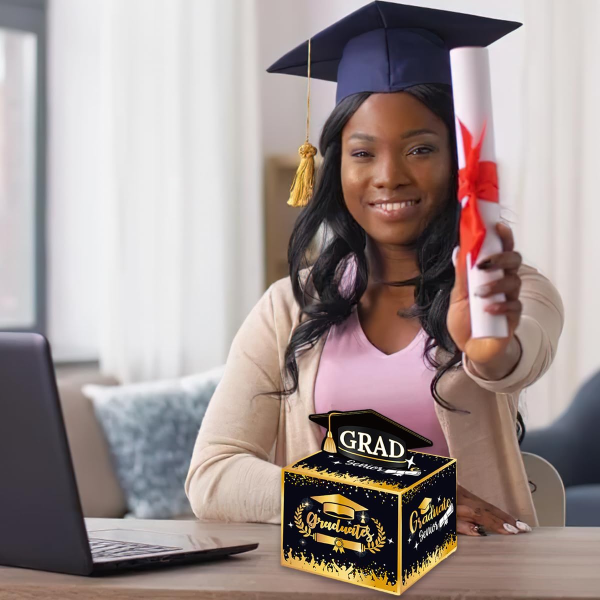 High School Graduation Money Box