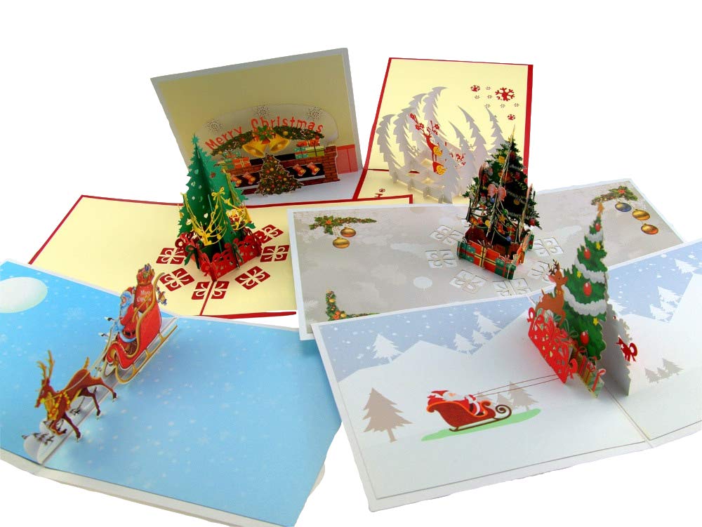 Tarjeta Navidad Musical Tarjetas De Navidad 3D Navidad Tarjetas De ...