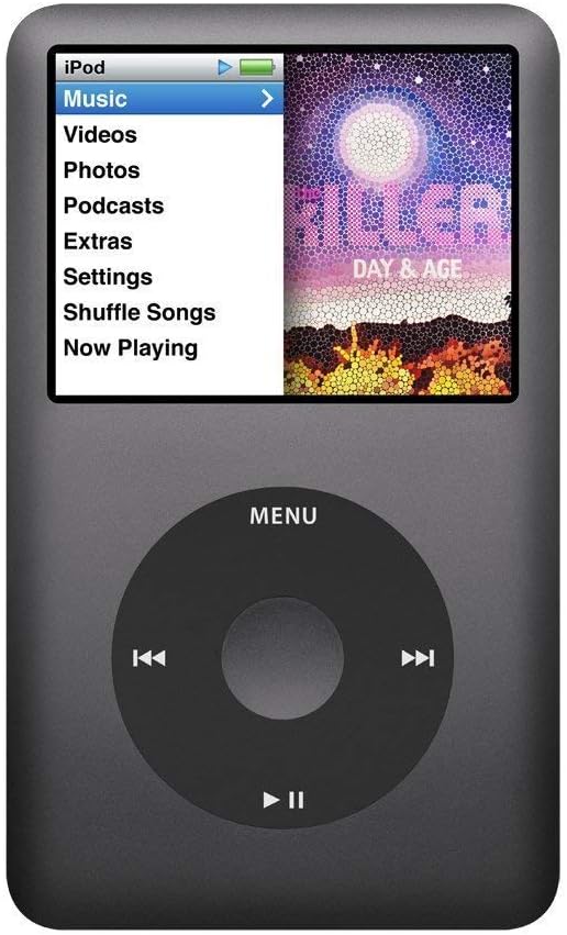 Amazon.co.jp: iPod Classic 7th Generation 160GB 7G USB対応 メモリ Space Gray ...