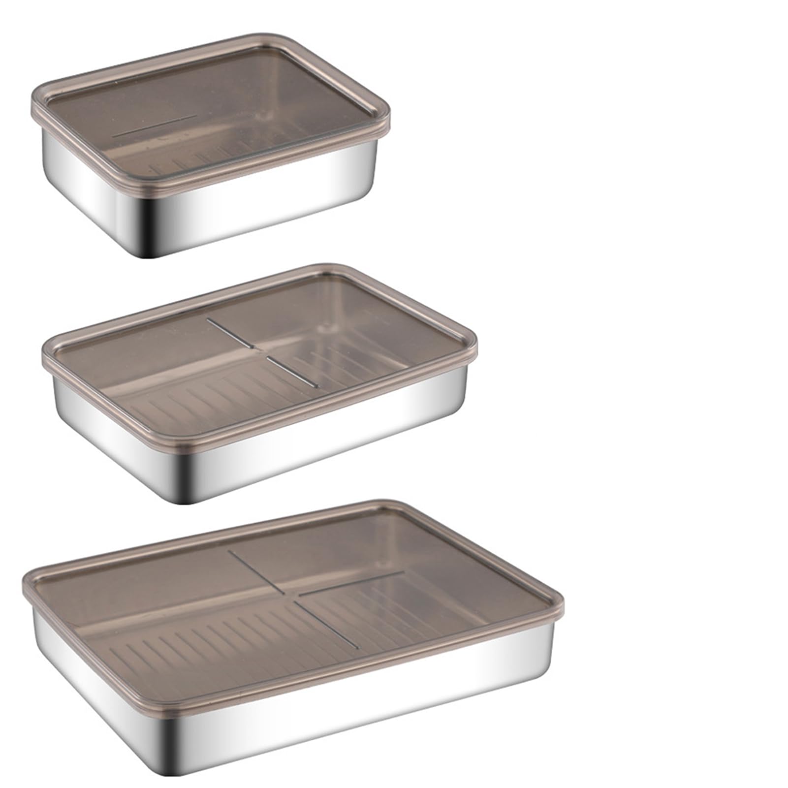 blodfune Bacon Cheese Container for Refrigerator, 304 Stainless Steel ...