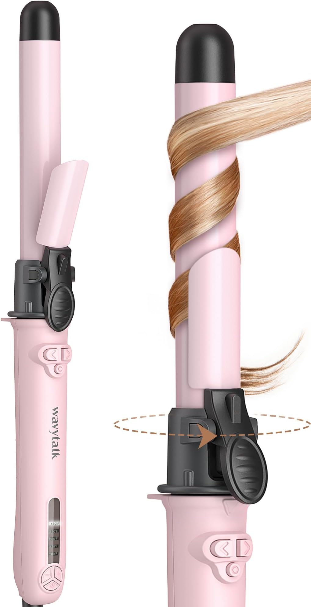 Amazon.com: 3 in 1 Rotating Curling Iron Set,Automatic Curler with 3 ...