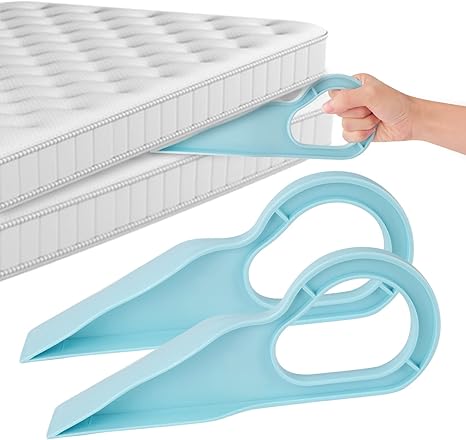 Plagufas Mattress Lifter 2 Pack Mattress Elevator Ergonomic Mattress ...