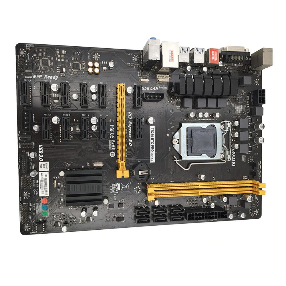 Amazon.com: TB250-BTC PRO for BIOSTAR Desktop Motherboard 12 Graphics ...