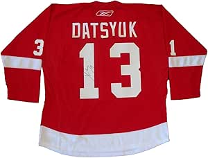 Pavel Datsyuk Autographed Detroit Red Wings Red Jersey W/PROOF, Picture ...