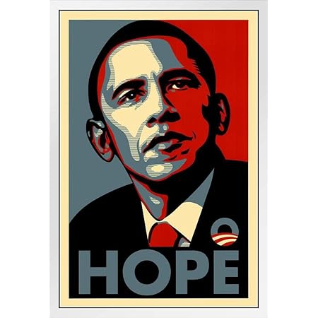 Amazon.com: Barack Obama Hope Political Campaign Art Cool Wall Decor ...