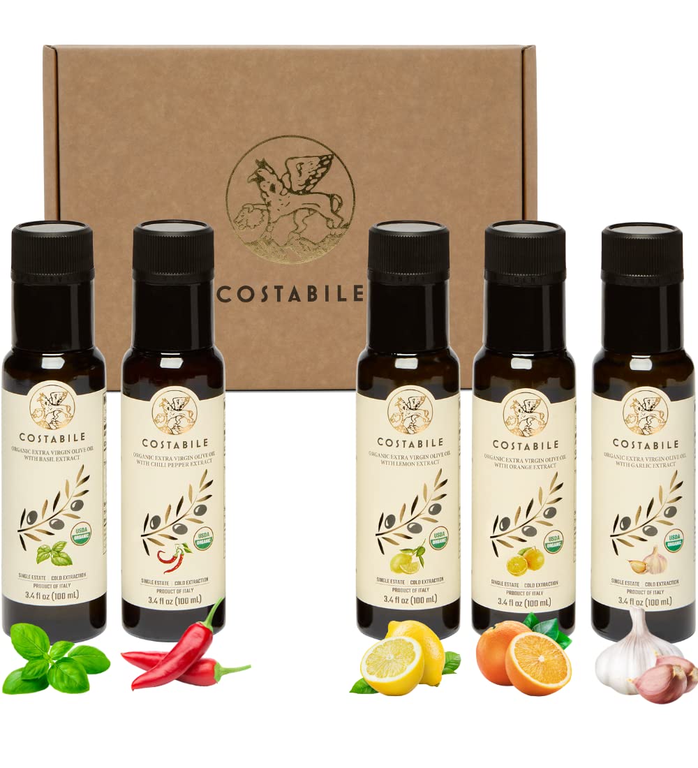 Amazon.com: Infused Olive Oil Gift Sets - Organic Puglia Olive Oil ...
