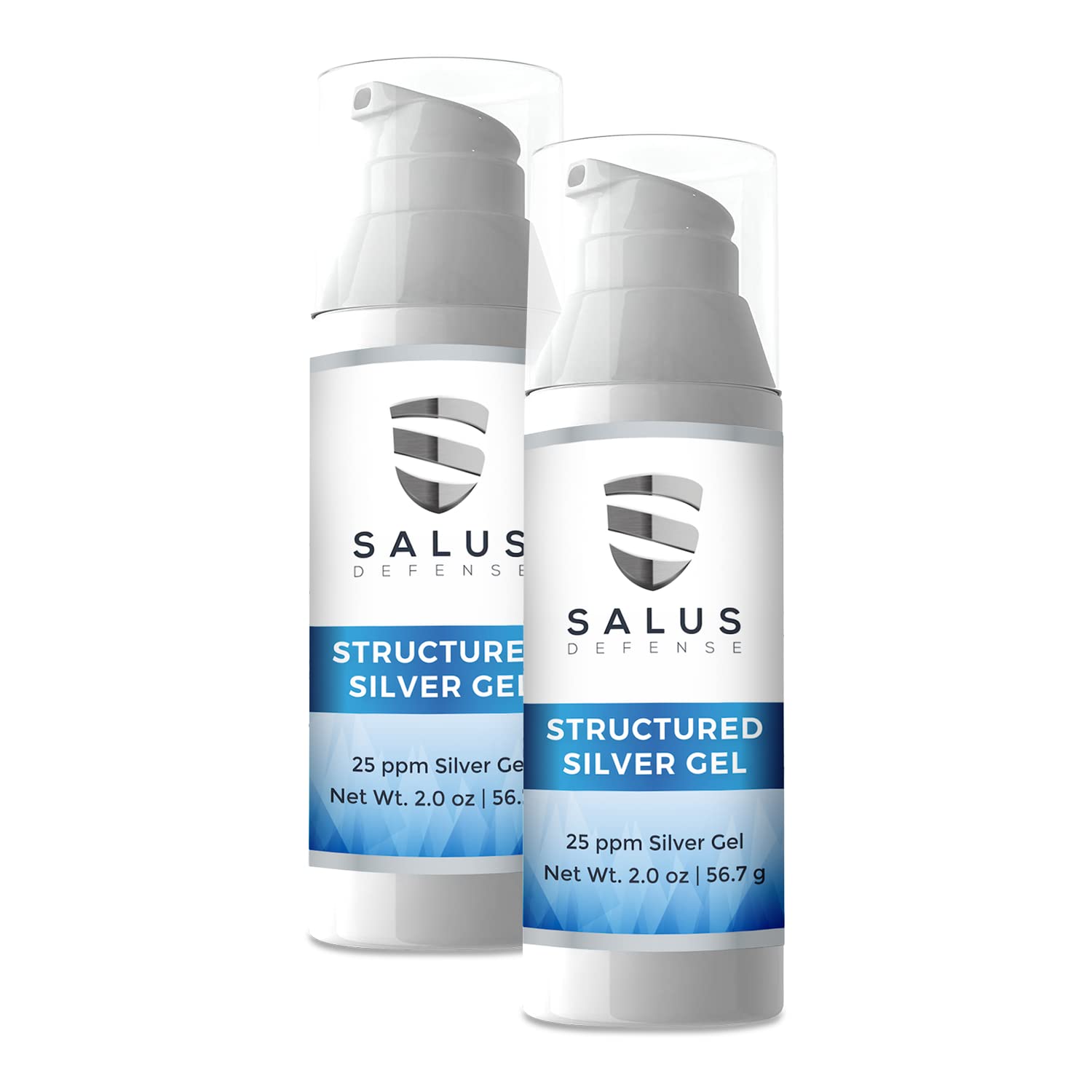 Amazon.com : Salus Defense Structured Silver Gel — Useful for Bandages ...