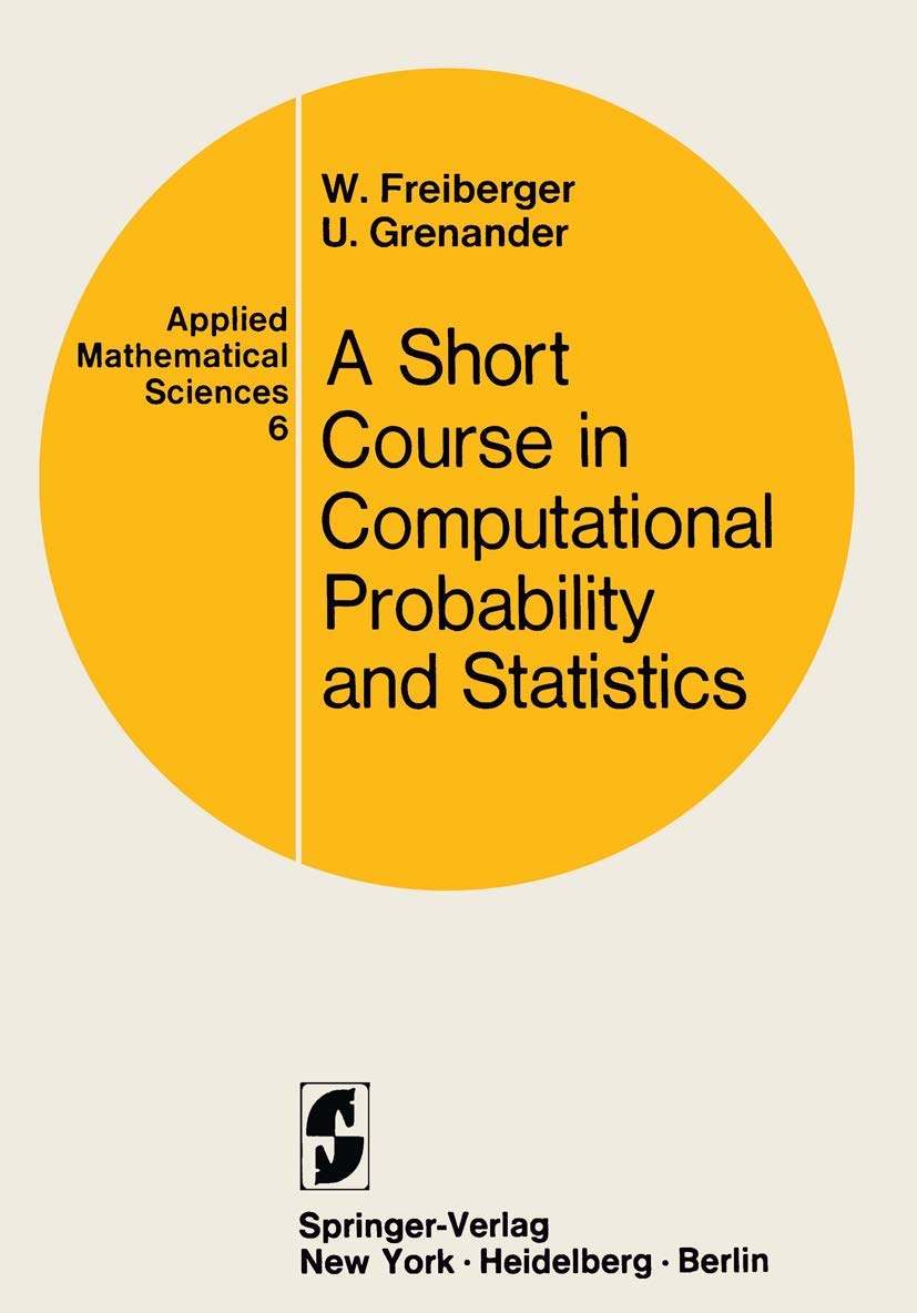 Amazon.com: A Short Course in Computational Probability and Statistics ...